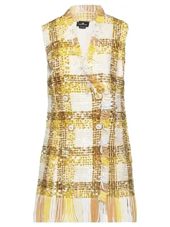 Elisabetta Franchi Mini Blazer Dress - Yellow