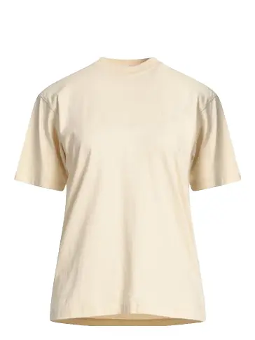 OFF-WHITE™ Basic Tee With Logo - Beige