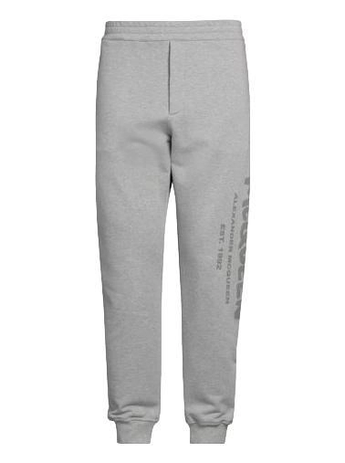 Alexander McQueen Pants Size Cotton, Elastane - Grey