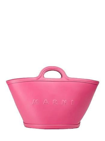 Marni Leather Shopper Bag - Pink