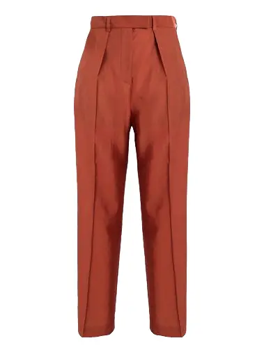 Karl Lagerfeld Straight Leg Pants - Red