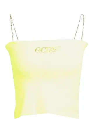 Gcds Knit Tube Top - Yellow