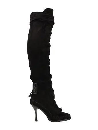 Dsquared2 Over-the-knee Leather Boots - Black
