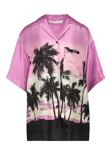 Palm Angels Hawaiian Print Shirt - Pink