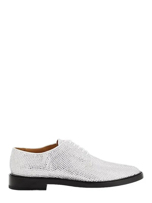 MAISON MARGIELA Tabi Embellished Derby Shoes - White