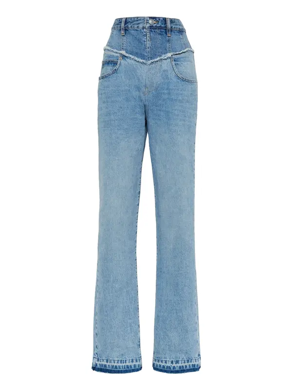 Isabel Marant Noemie High-waisted Jeans - Blue