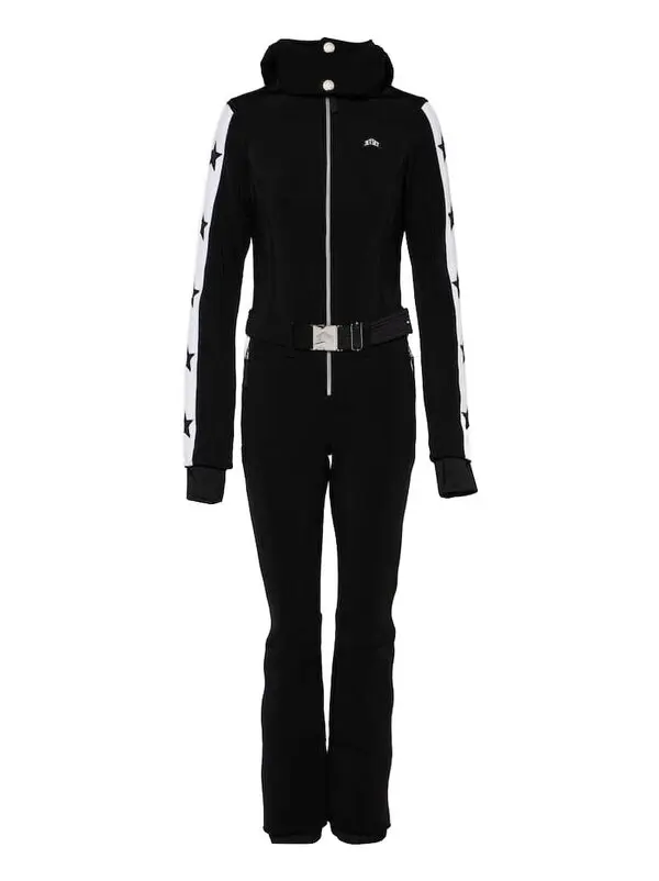 JETSET Magic Ghoster Embroidered Ski Suit - Black