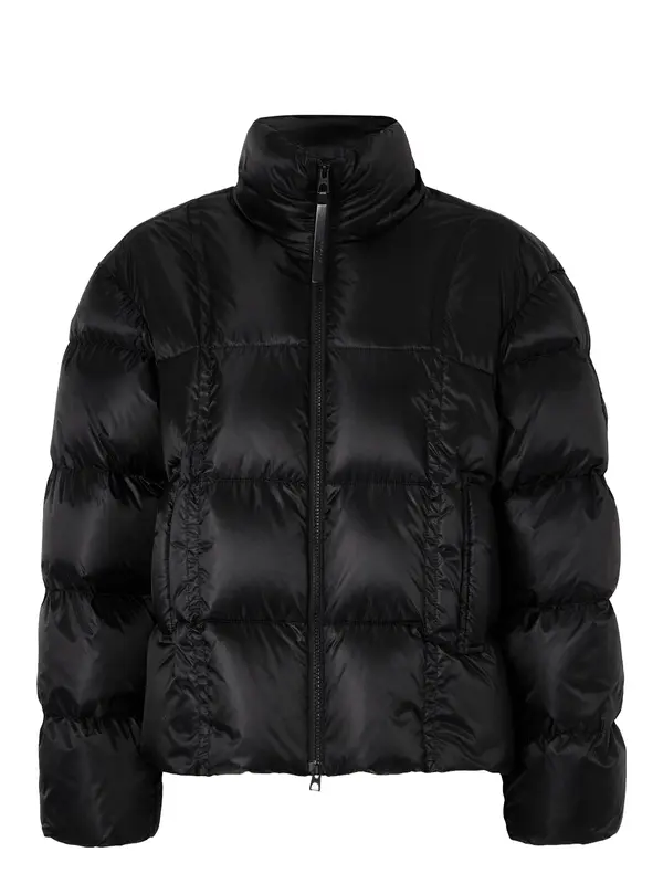 Moncler Byrone Appliquéd Quilted Shell Down Jacket - Black