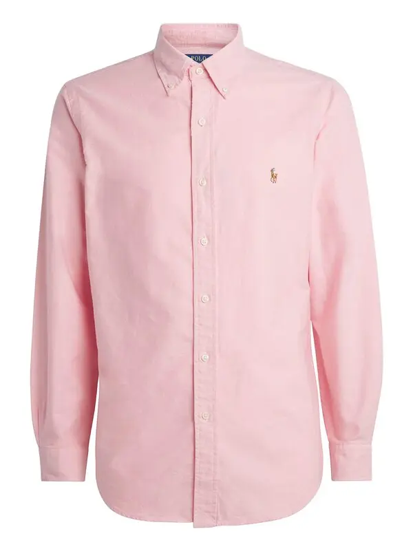 Polo Ralph Lauren Cotton Polo Pony Oxford Shirt - Pink
