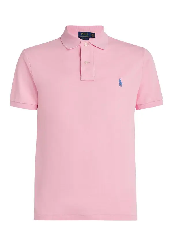 Polo Ralph Lauren Cotton Mesh Slim-fit Polo Shirt - Pink