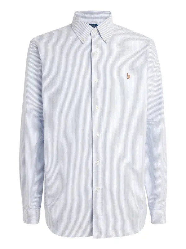 Polo Ralph Lauren Striped Oxford Shirt - Blue