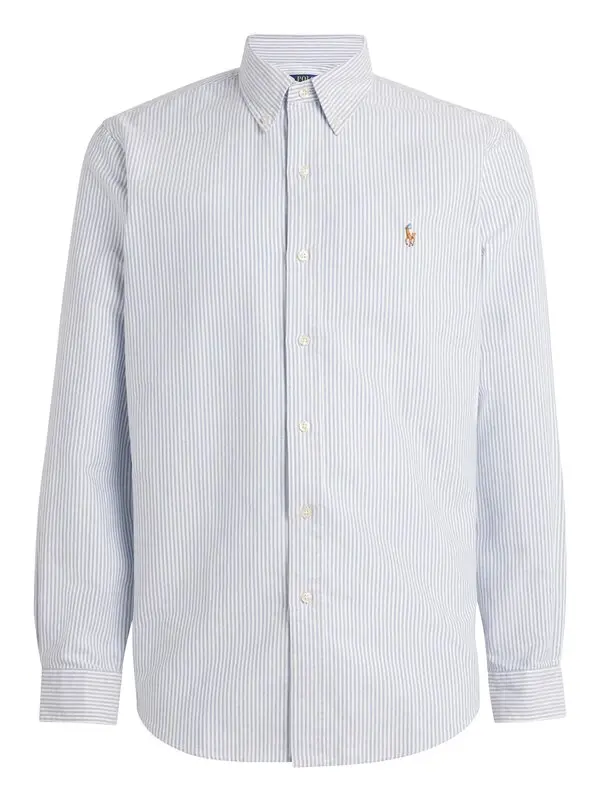 Polo Ralph Lauren Striped Oxford Shirt - Blue