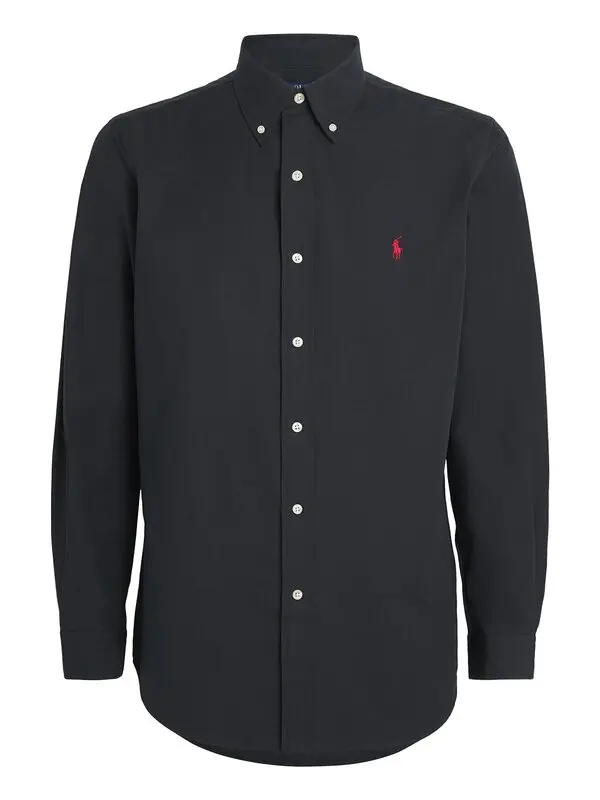 Polo Ralph Lauren Poplin Custom Fit Shirt - Black