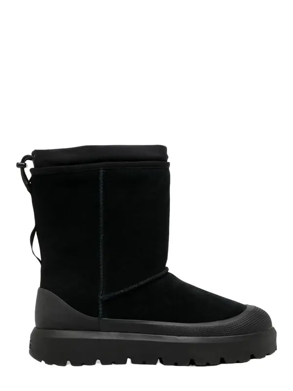 UGG Classic Short Weather Hybrid Suede Boots - Black