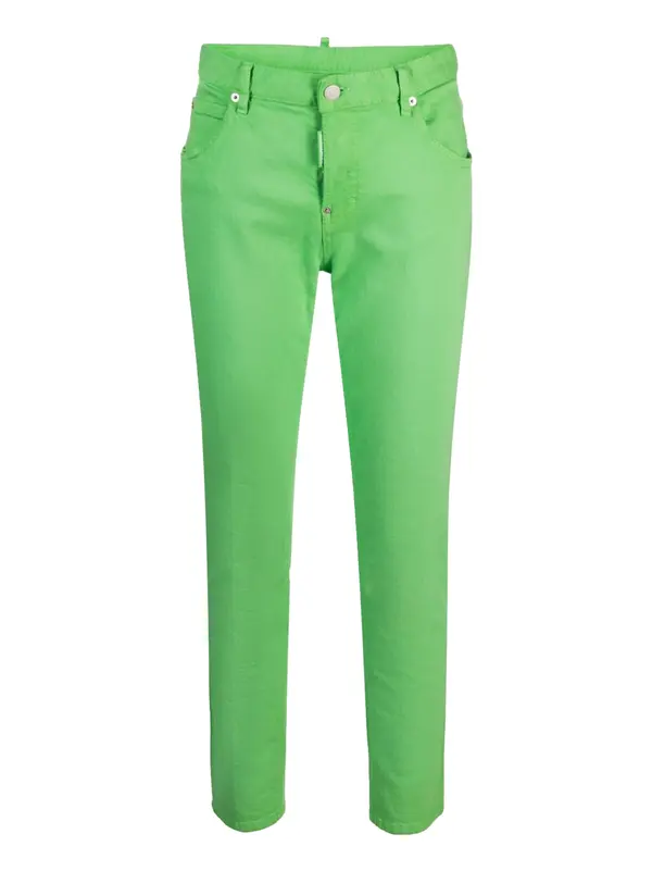 Dsquared2 Cropped Denim Jeans - Green