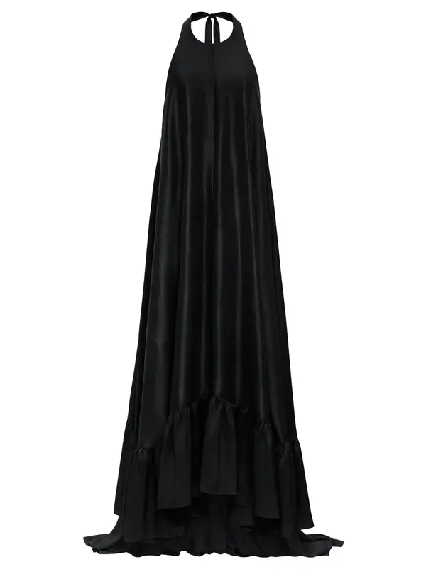 AZLEE Sadie Halterneck Gown - Black