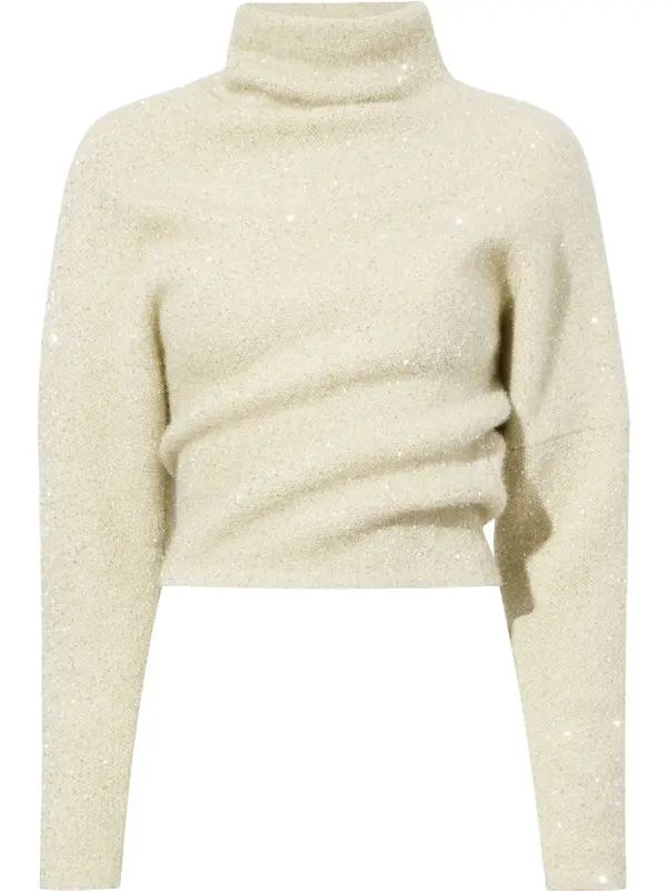 Proenza Schouler Sequin-embellished Knit Jumper - Neutrals
