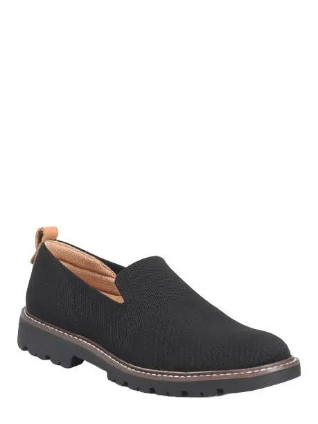 COMFORTIVA Lexya Lug Sole Loafer - Black