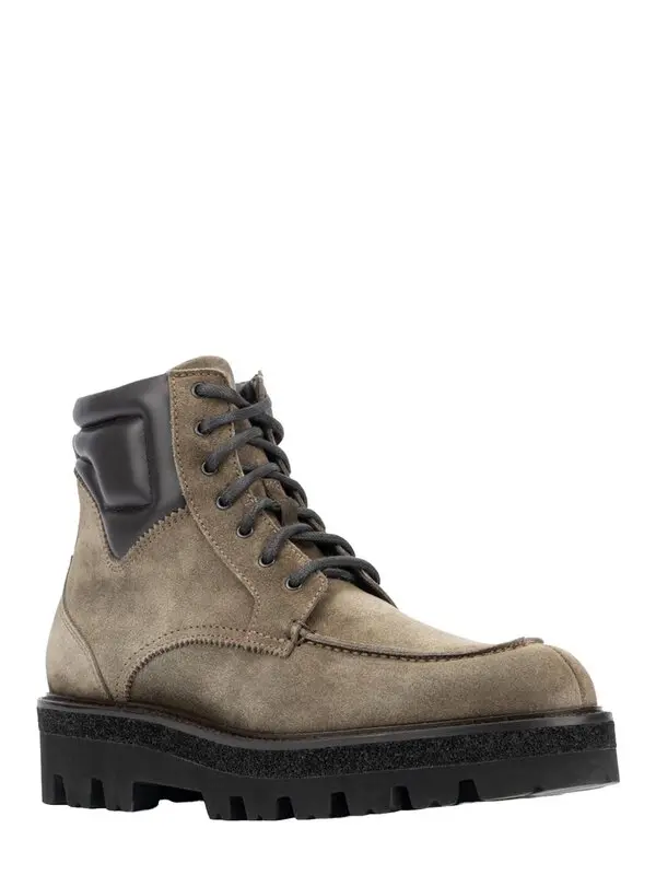 Aquatalia Fortino Water Repellent Boots - Flint/dark Brown