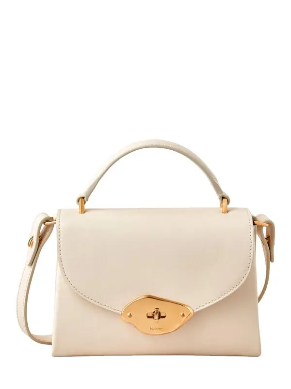 Mulberry Small Lana Top Handle Bag - Eggshell