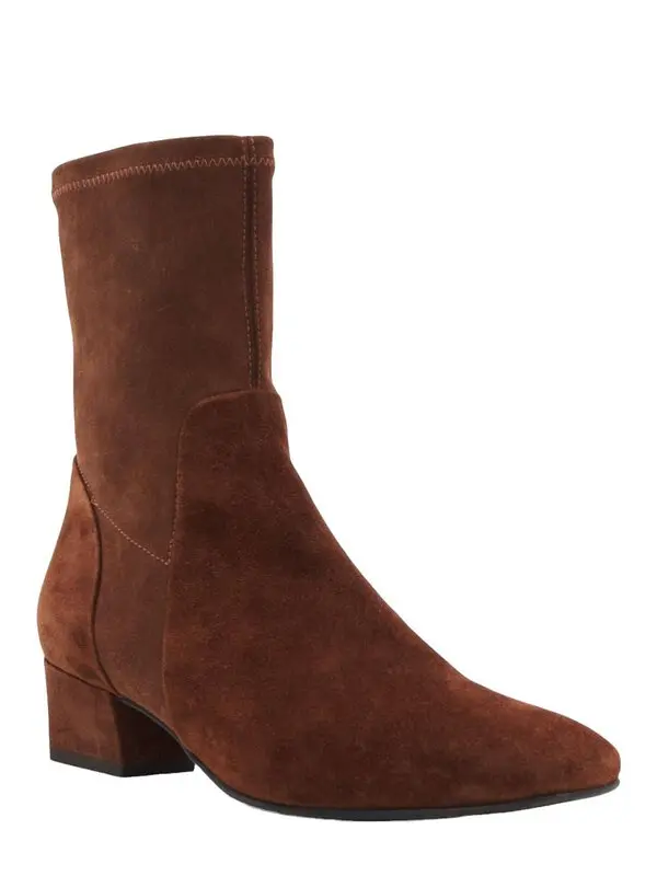 Aquatalia Stassi Weatherproof Bootie - Brandy Suede