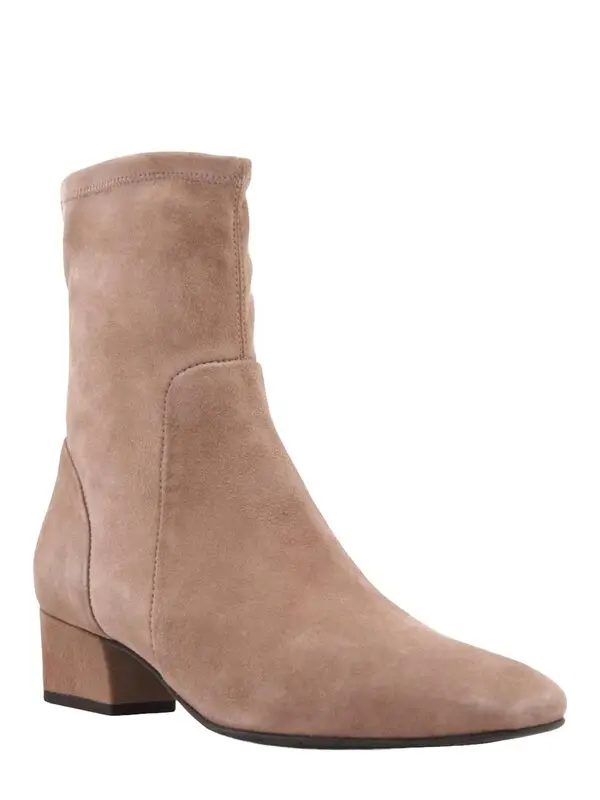 Aquatalia Stassi Weatherproof Bootie - Champagne Suede