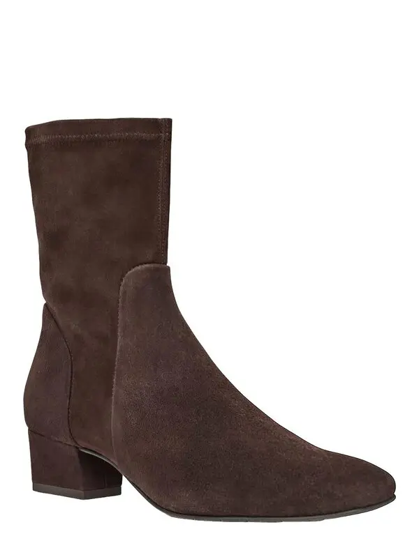 Aquatalia Stassi Weatherproof Bootie - Espresso Suede