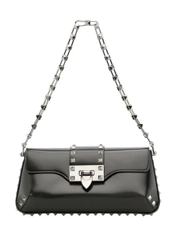 Valentino Garavani Rockstud Shoulder Bag - Black