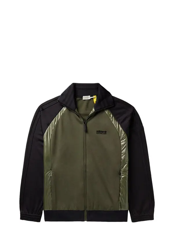 Moncler Adidas Originals Logo-appliquéd Track Jacket - Green