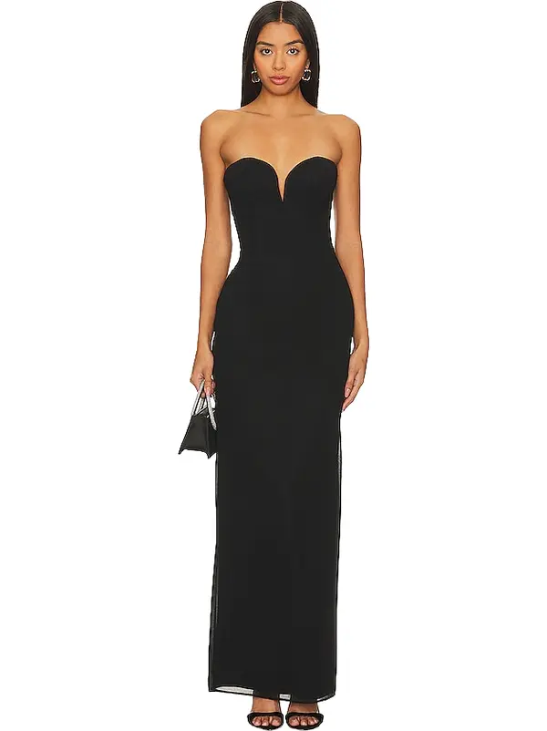 Katie May Ursula Gown - Black