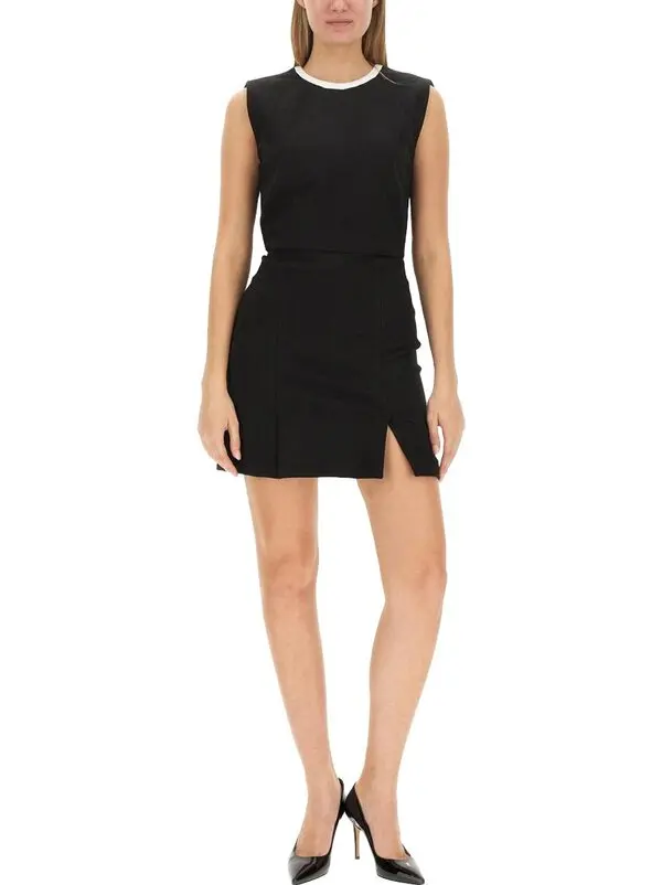 MSGM Mini Cut-out Dress - Black