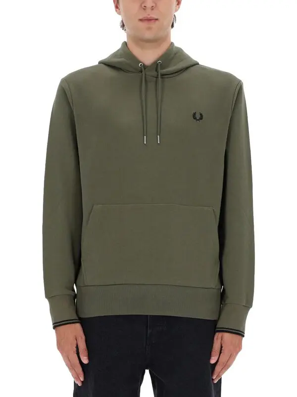 Fred Perry Hoodie - Green