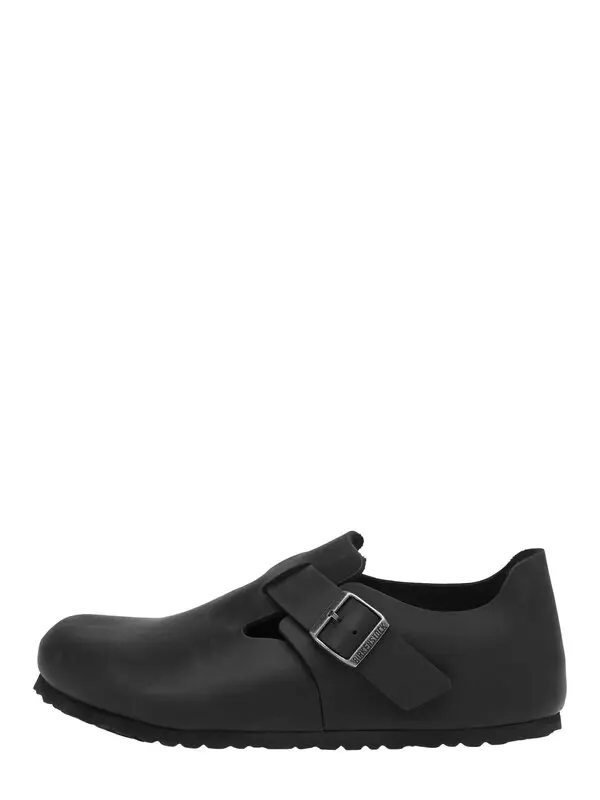 BIRKENSTOCK London Loafer - Black Oiled Leather