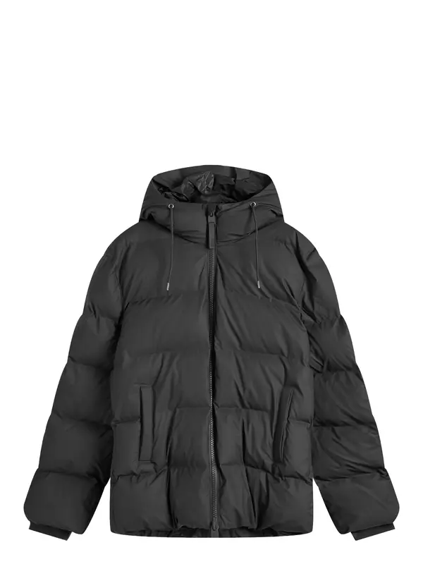 Rains Alta Puffer Jacket - Black