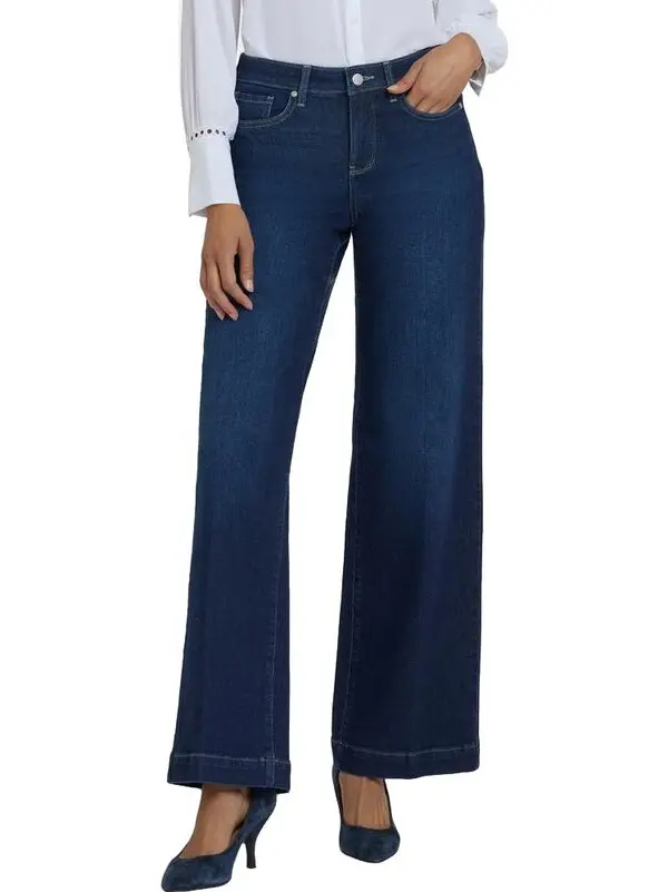 NYDJ Teresa Wide Leg Jeans - Midnight Breeze