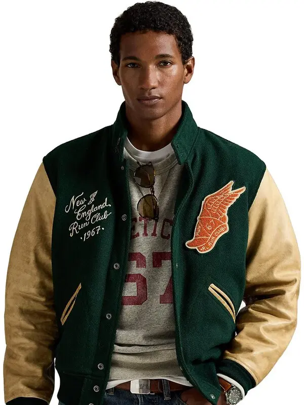 Ralph Lauren Varsity-inspired Jacket - Churchill Green