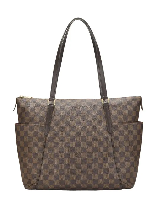 LOUIS VUITTON Damier Ebene Totally Nm Tote - Brown