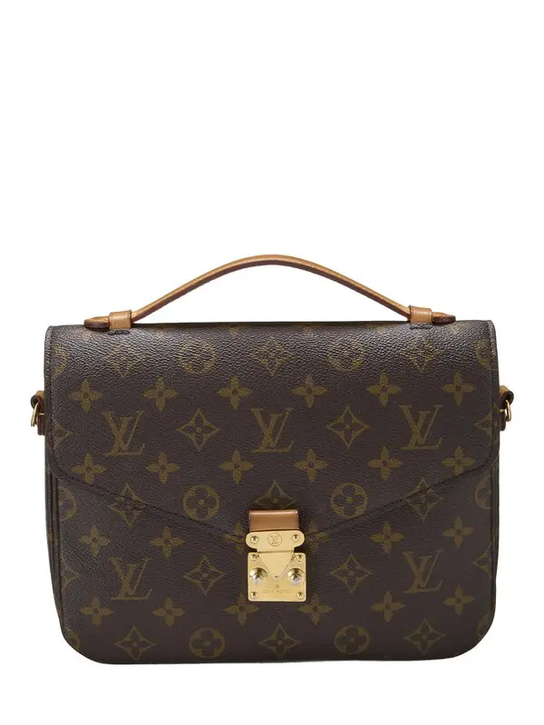 LOUIS VUITTON Monogram Canvas Pochette Metis - Brown