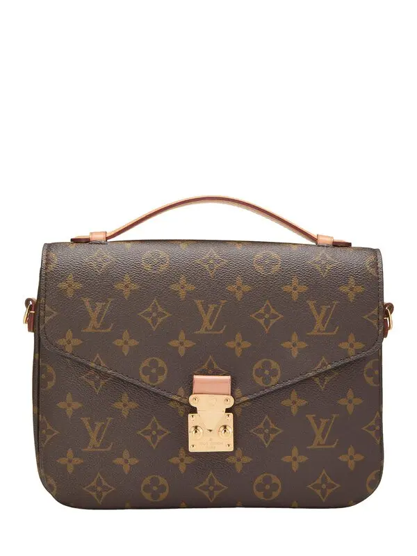 LOUIS VUITTON Monogram Canvas Pochette Metis - Brown