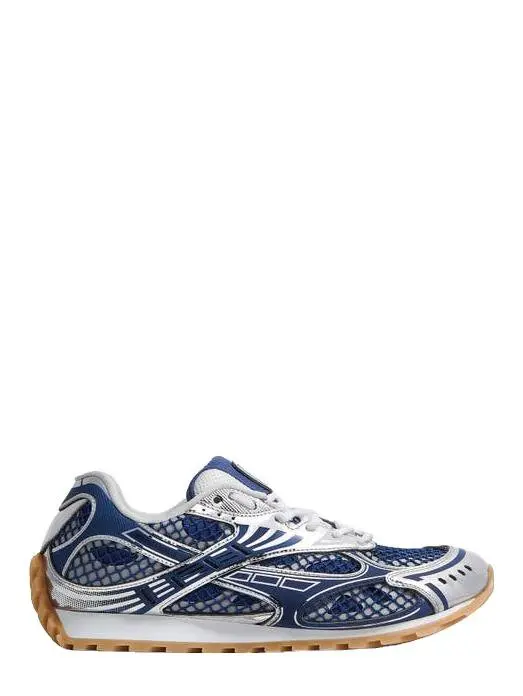 Bottega Veneta Orbit Low Top Sneaker - 4025 Blue Venezia/silver