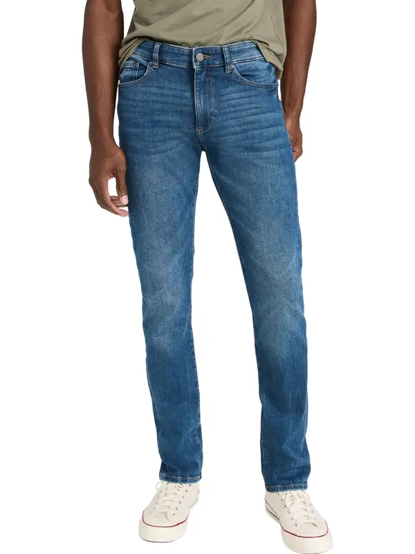 DL1961 Russell Slim Straight Performance Jeans - Seaside