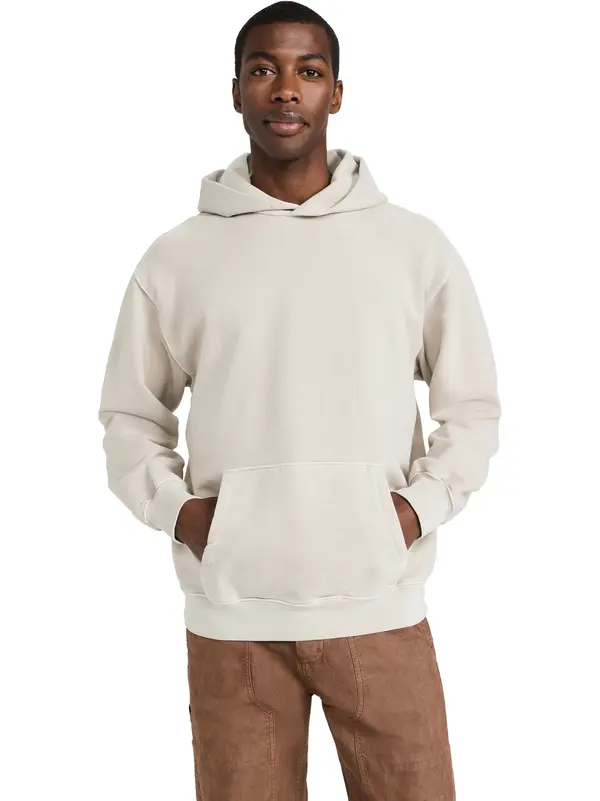 Madewell Brushed Terry Hoodie Sweatshirt - Bleached Canvas
