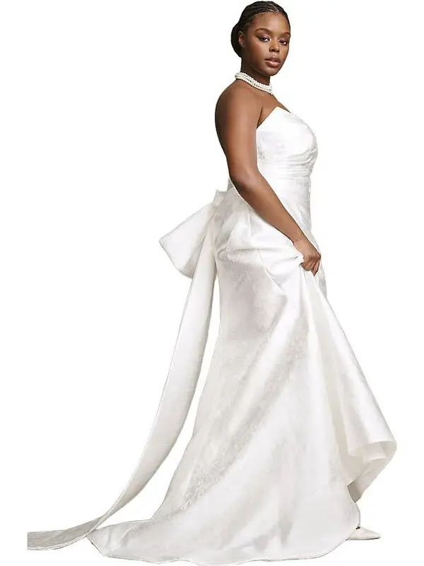 Watters Wtoo Callahan Sweetheart Jacquard Wedding Gown - Ivory
