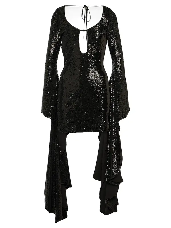 Giuseppe Di Morabito Sequined Minidress - Black