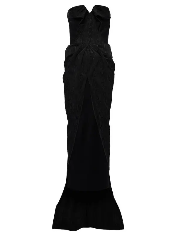 Maticevski Avenge Strapless Gown - Black