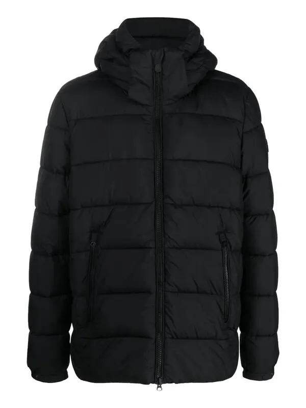 SAVE THE DUCK Zipped Padded Jacket - Black