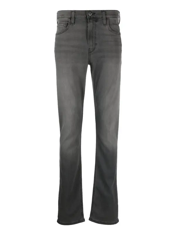 Paige Lennox Low-rise Skinny Jeans - Grey