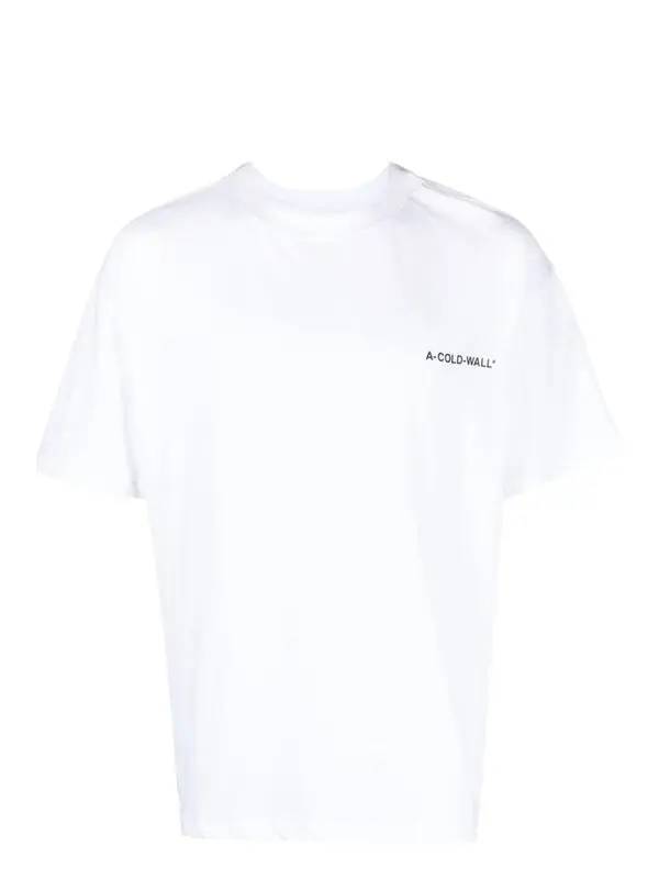 A-COLD-WALL* Logo-print Cotton T-shirt - White