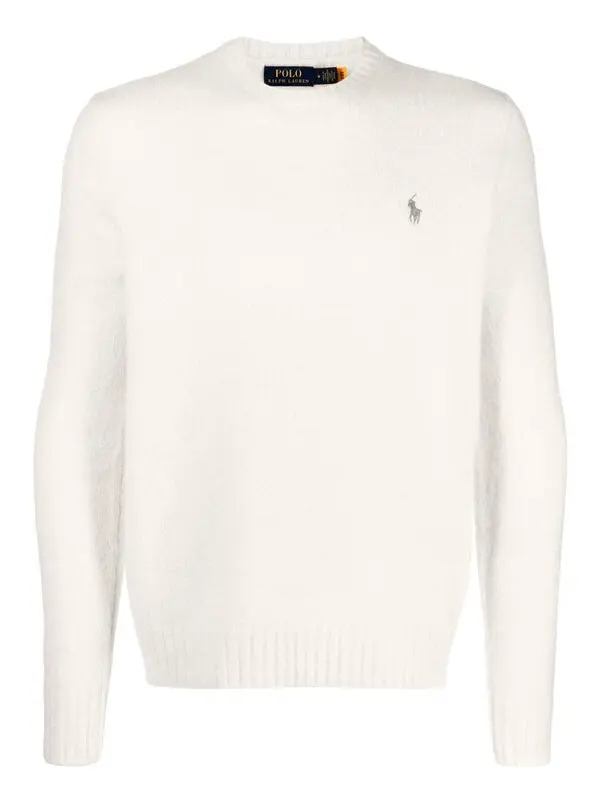 Polo Ralph Lauren Polo Pony Round-neck Jumper - Neutrals