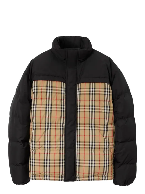Burberry Vintage Check Reversible Padded Jacket - Black